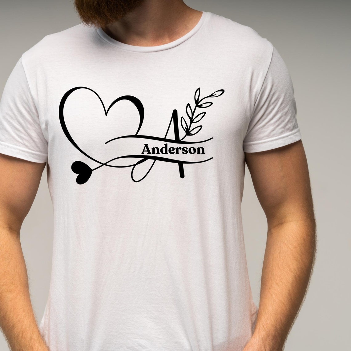 Split Heart Monogram Alphabet Svg Bundle, A to Z Heart Monogram, Heart ...