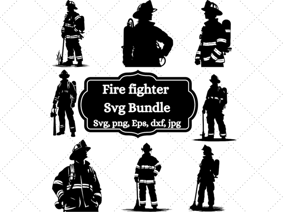 Firefighter Svg Bundle, Firefighter Svg, Dad Firefighter Svg, Fighter ...