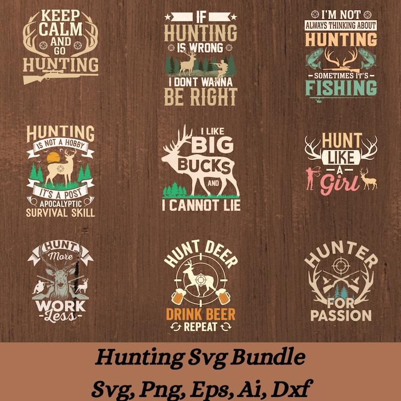 Hunting Svg - Etsy