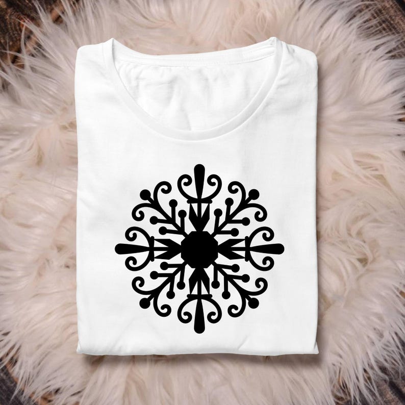 Snowflakes Svg Bundle, Snowflakes Design Bundles Png, Winter Snowflakes ...