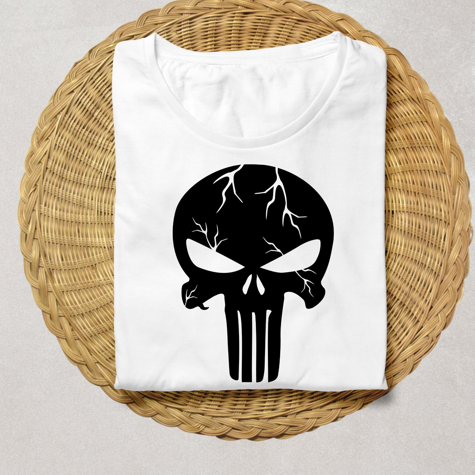 Punisher Skull Svg Bundle, Punisher Tshirt Design, Skull Svg Bundle ...