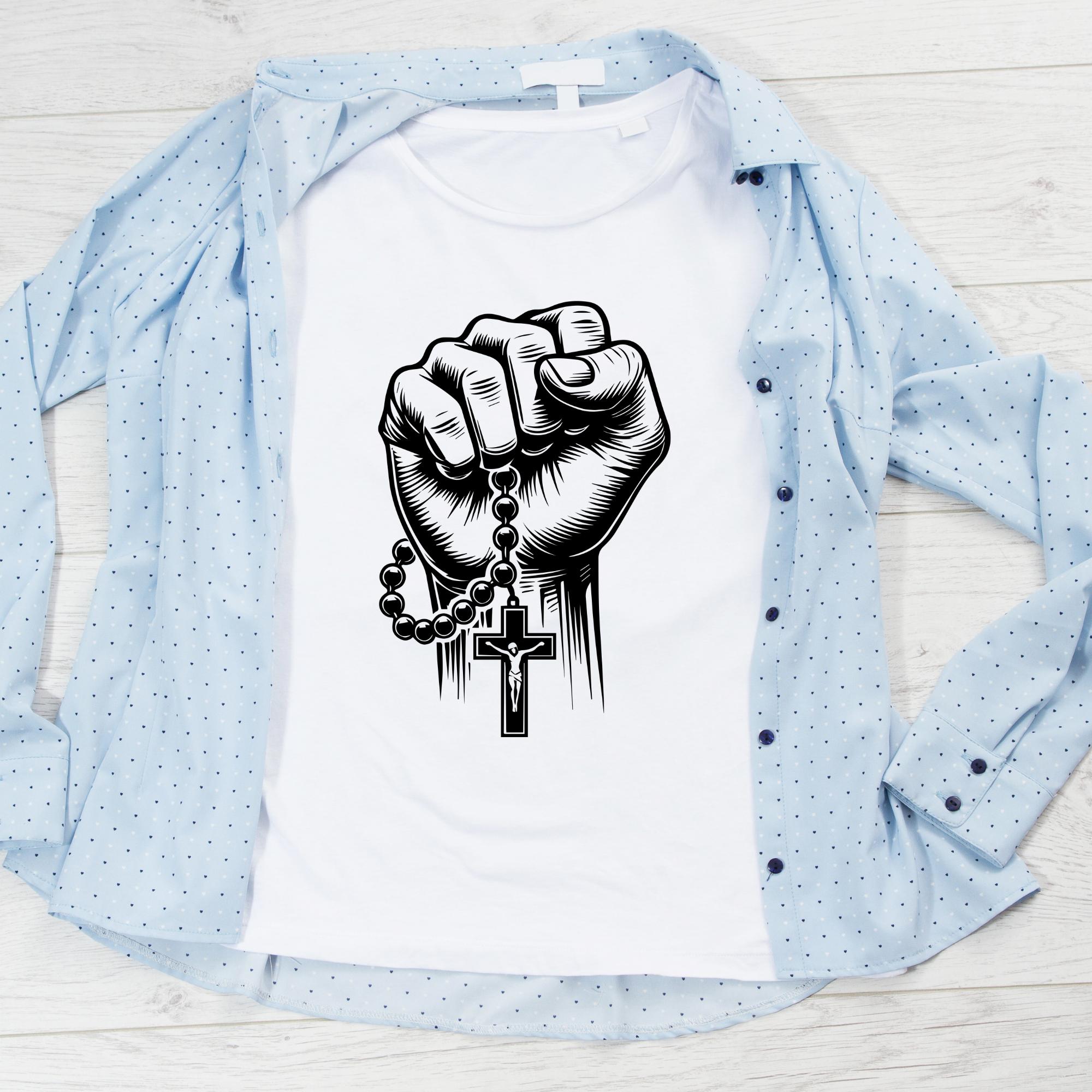 Manos en oración Svg Bundle, Cruz Svg, Diseño de manos en oración ...