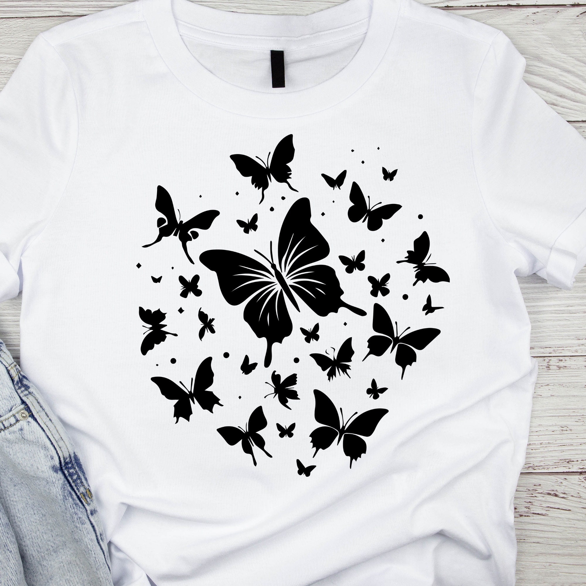 Butterfly Svg, Butterfly Svg Bundle, Layered Butterfly Bundle, Flying ...