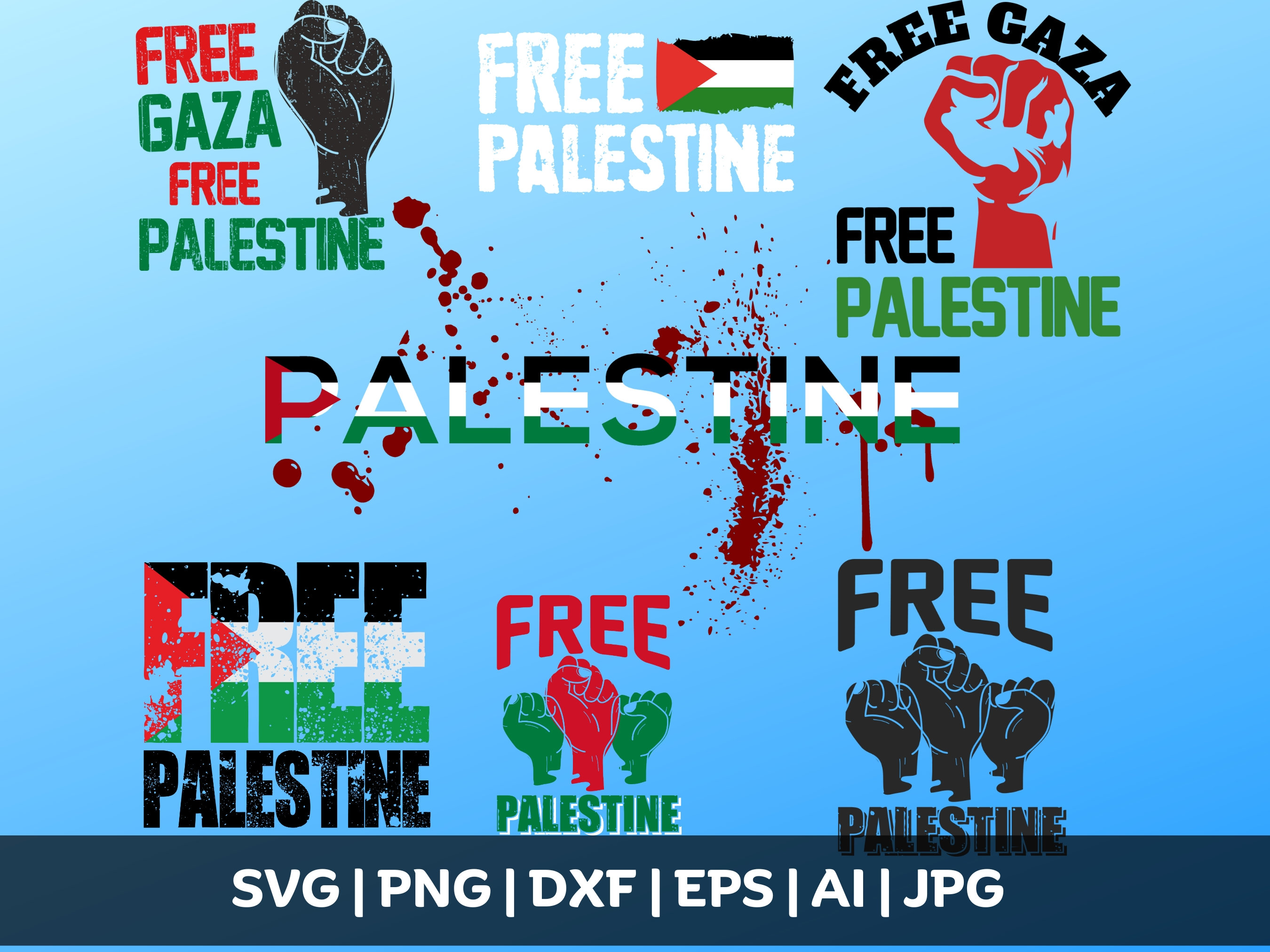 Free Palestine Svg Bundle Free Palestine Save Gaza Free - Etsy