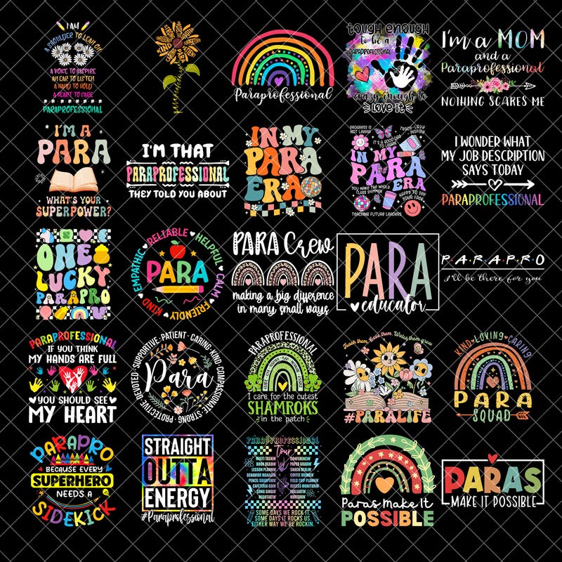 Paraprofessional Svg - Etsy