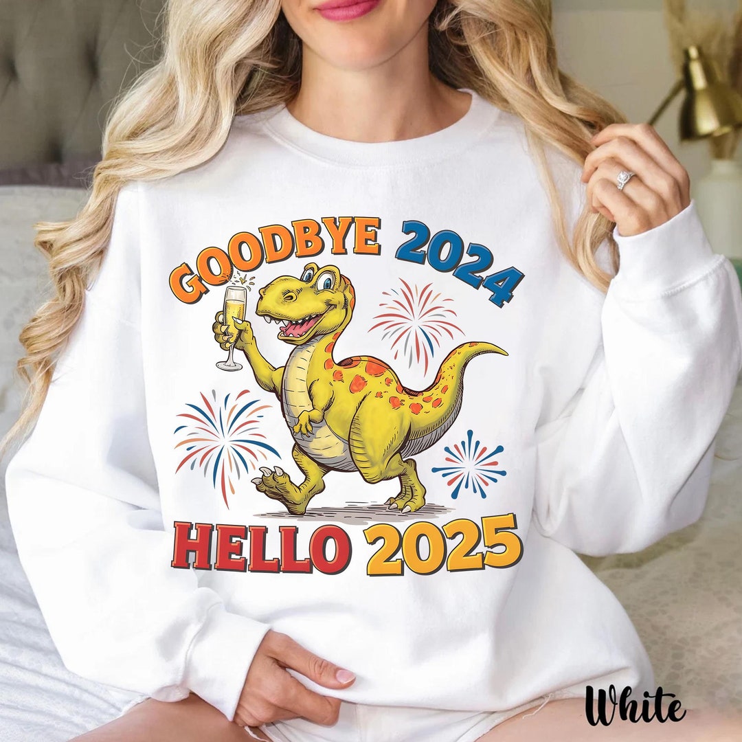 Goodbye 2024 Hello 2025 Dinosaur Png, Happy New Year 2025 Png, New Year ...