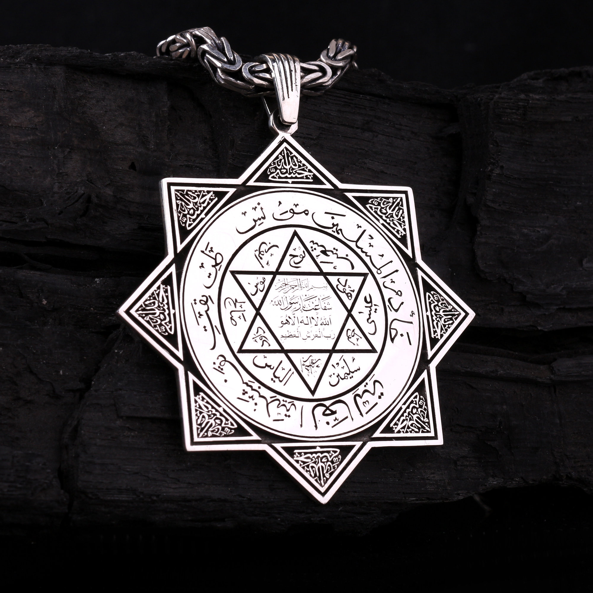 Magic Seal of Solomon, Shield of David, Constellation Necklace, Seal ...