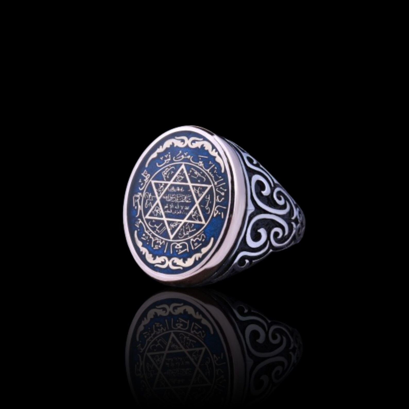 Secret Seal of Solomon Ring,handmade Seal of Solomon,islamic Gift Ring ...