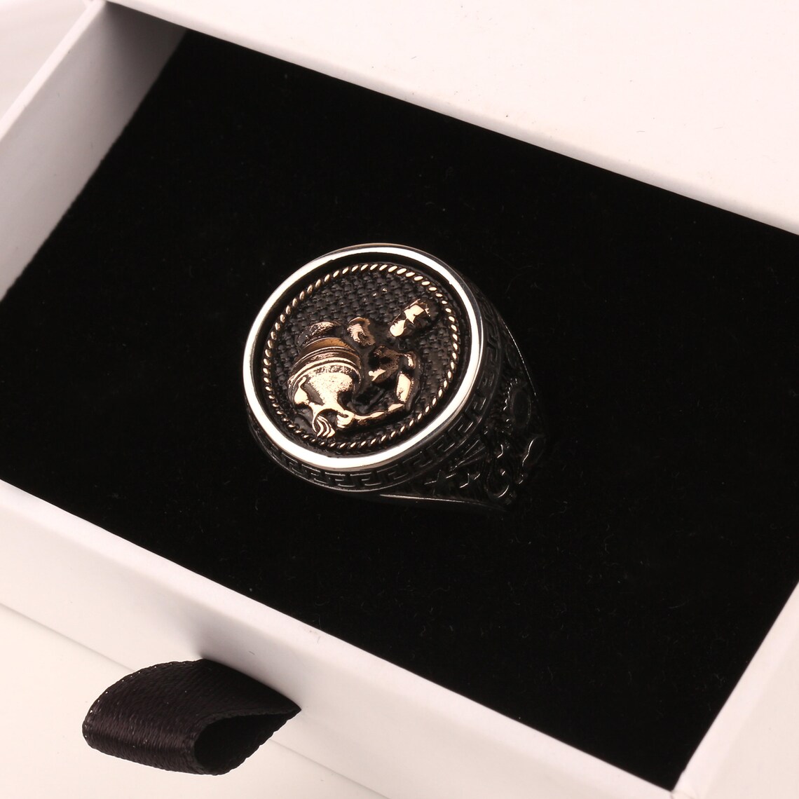 Silver Aquarius Ring,astrological Sign Aquarius Ring, Aquarius Ring ...