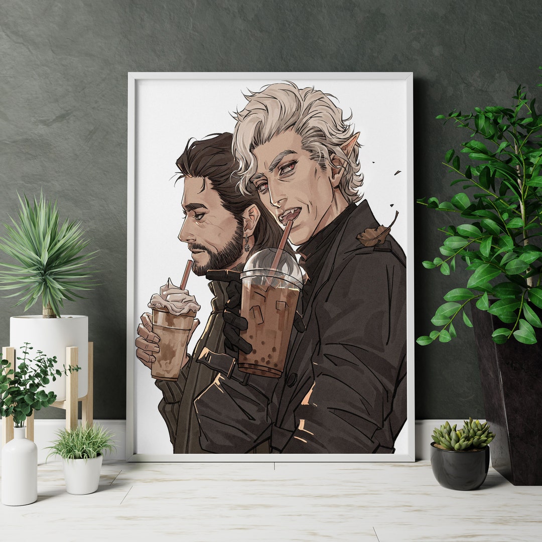 Baldurs Gate 3, Baldur's Gate Astarion Canvas, Baldur's Gate Poster ...