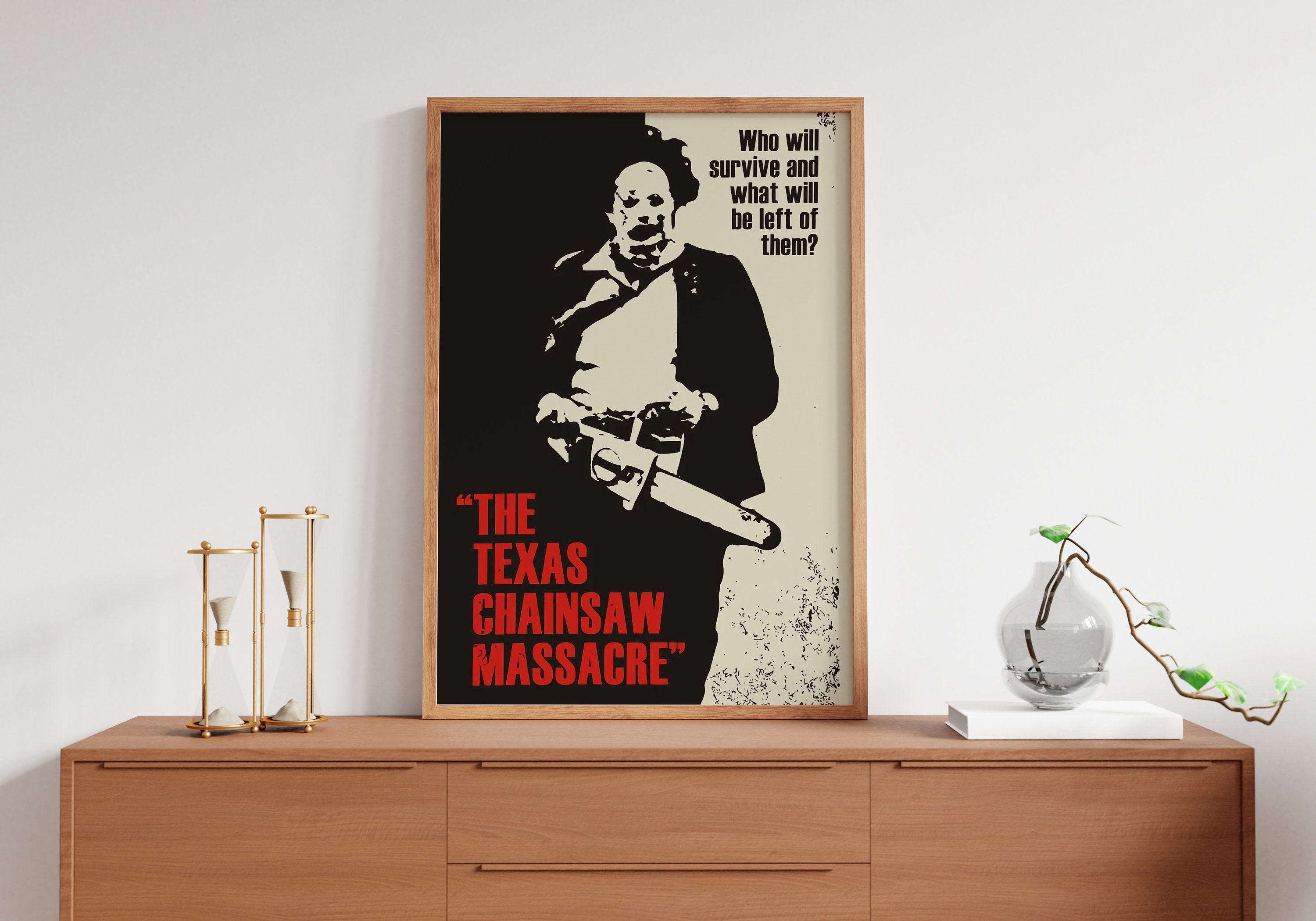 The Texas Chain Saw Massacre, Retro Movie Poster, 1974 Movie Poster ...