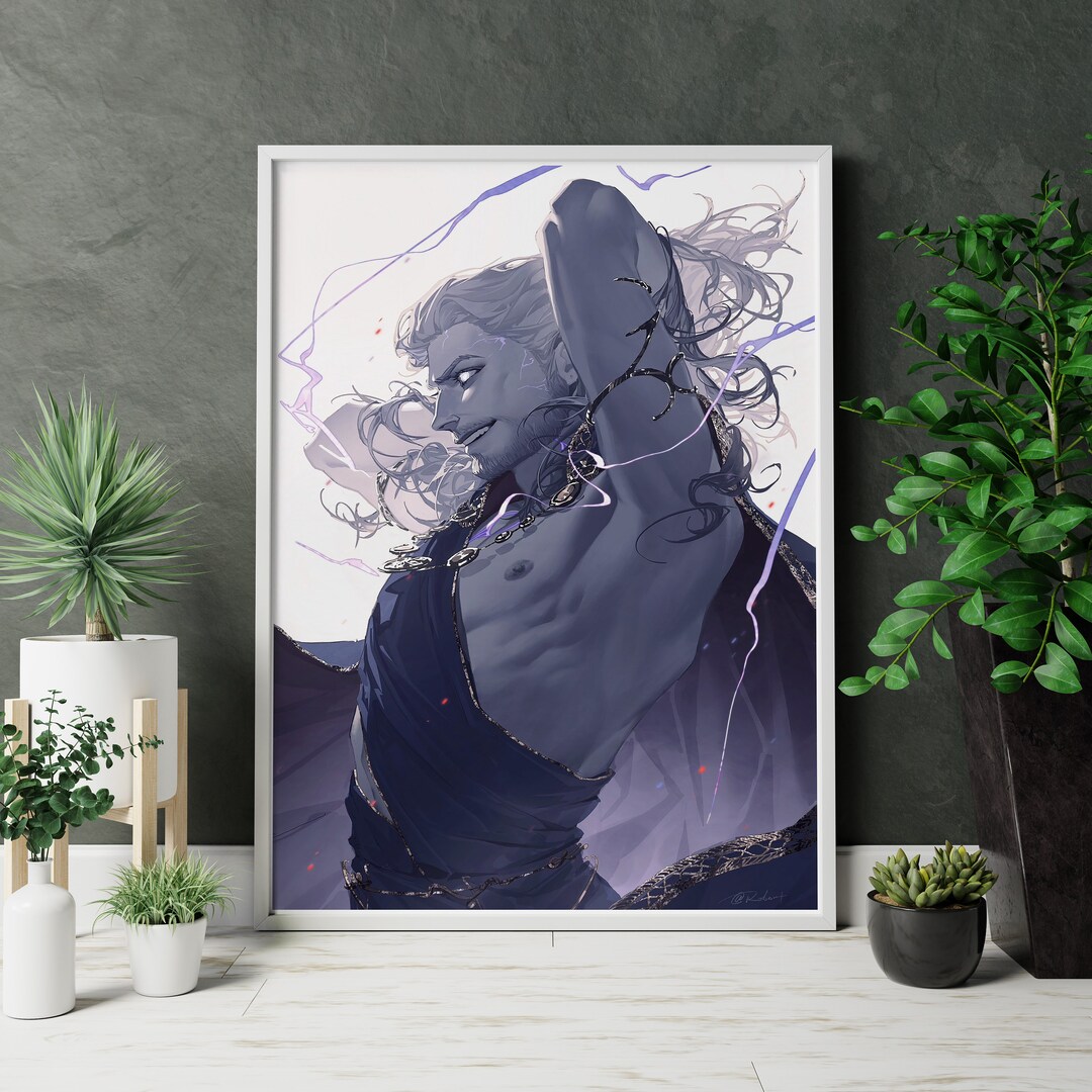 Baldurs Gate 3, Baldur's Gate Astarion Canvas, Baldur's Gate Poster ...