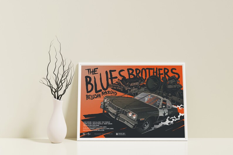 Modern the Blues Brothers Posters, Blues Brothers Canvas, Blues ...