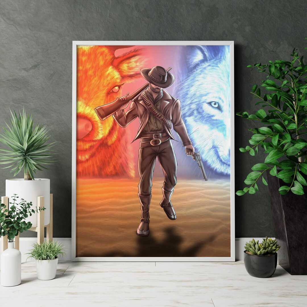 Red Dead Redemption 2 Poster Red Dead Redemption Poster RDR Poster ...