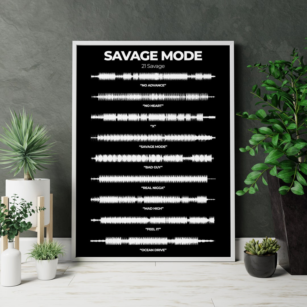 21 Savage 21 21 SAVAGE Mode II Album - Etsy