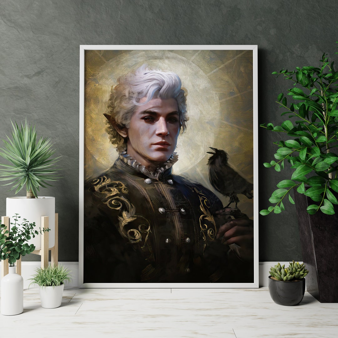 Baldur's Gate 3, Baldur's Gate Astarion Canvas, Baldur's Gate Poster ...