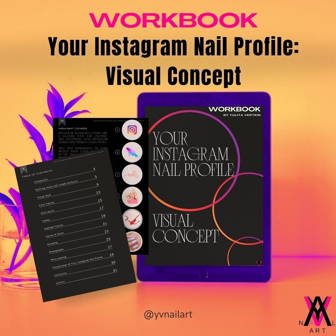 Your Instagram NAIL Profile: VISUAL CONCEPT. Workbook | Guide | Planner ...
