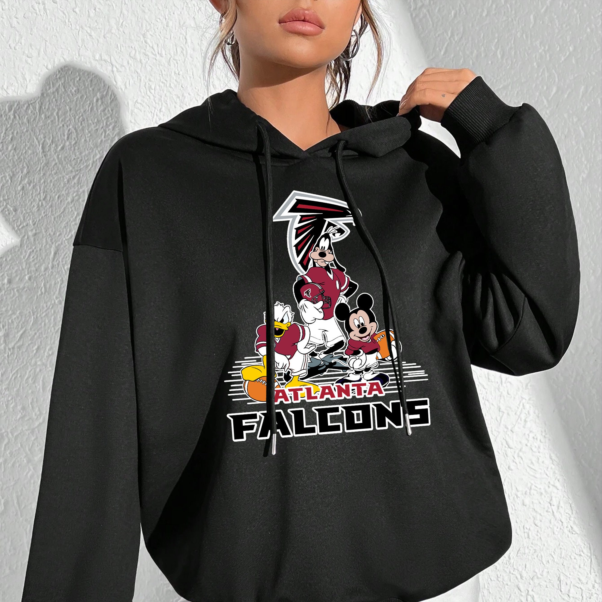 Mickey and Friends Falcons Football Logo T Shirt Hoodie - Etsy