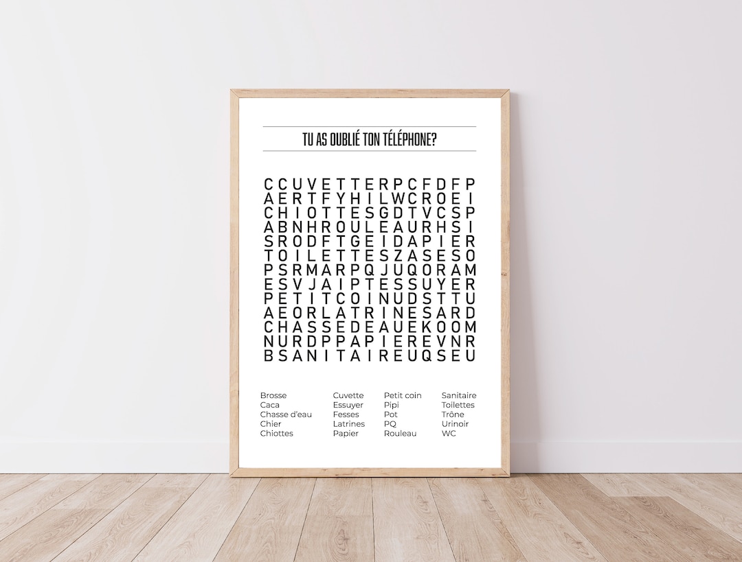 Affiche humour WC - affiche tu as oublié ton téléphone? - fichier ...