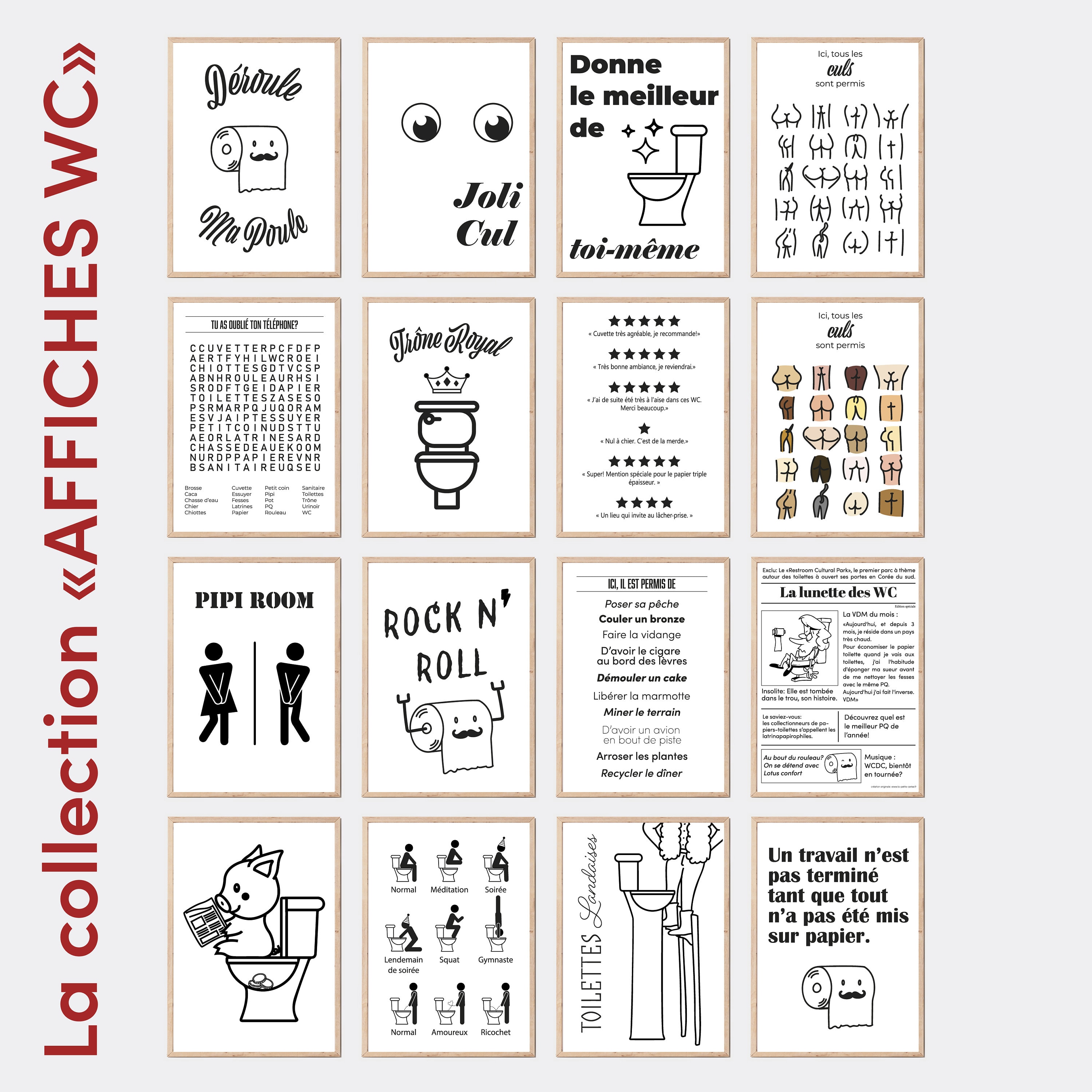 WC Humor Poster Piggy Bank Poster in the Toilet Digital File A2/a3/a4/a5/50x70 Bathroom and ...