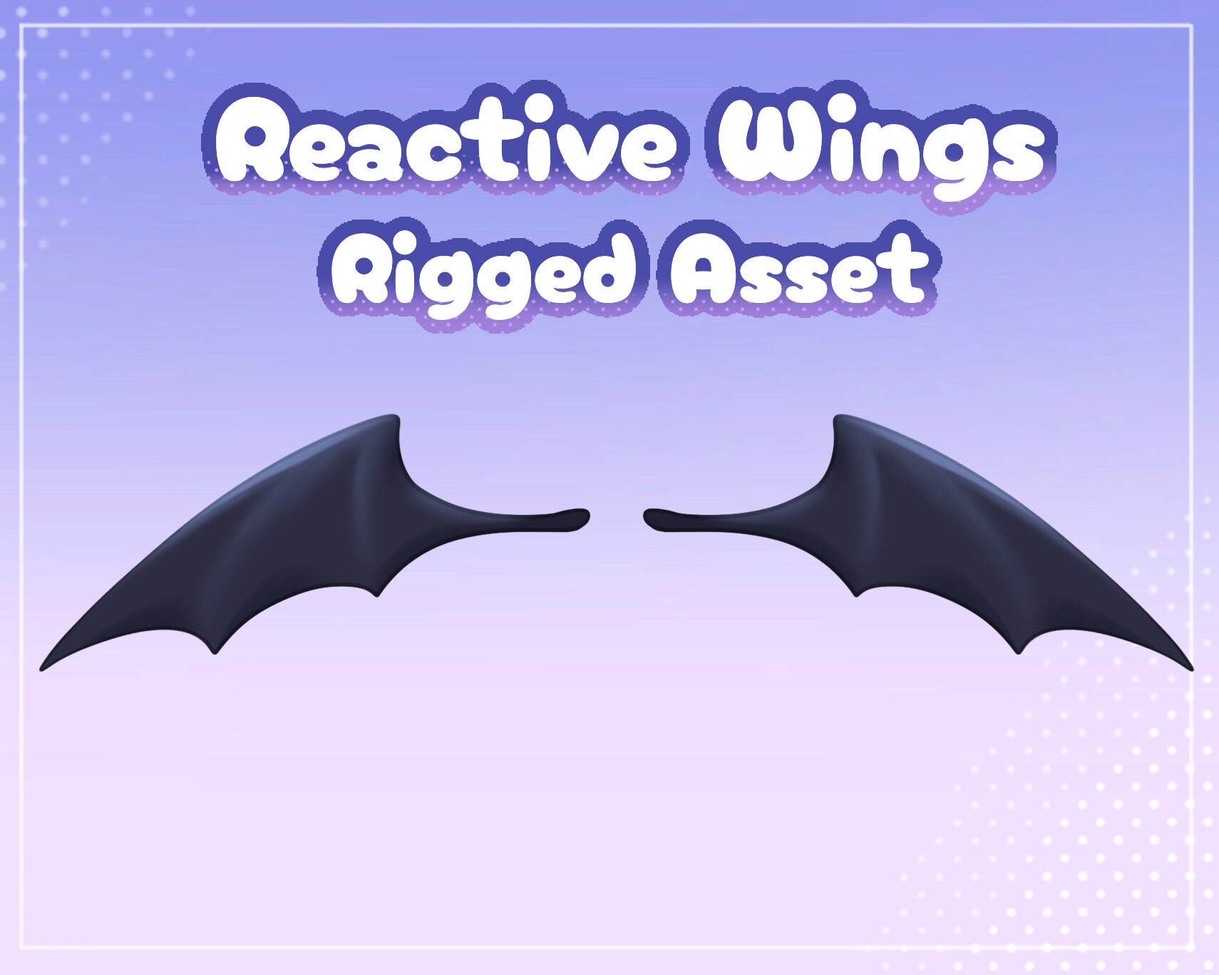 Vtuber Asset Reactive Wings - Etsy
