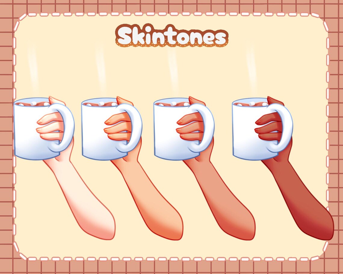 Vtuber Asset - Fully Rigged - Hot Cocoa - Etsy