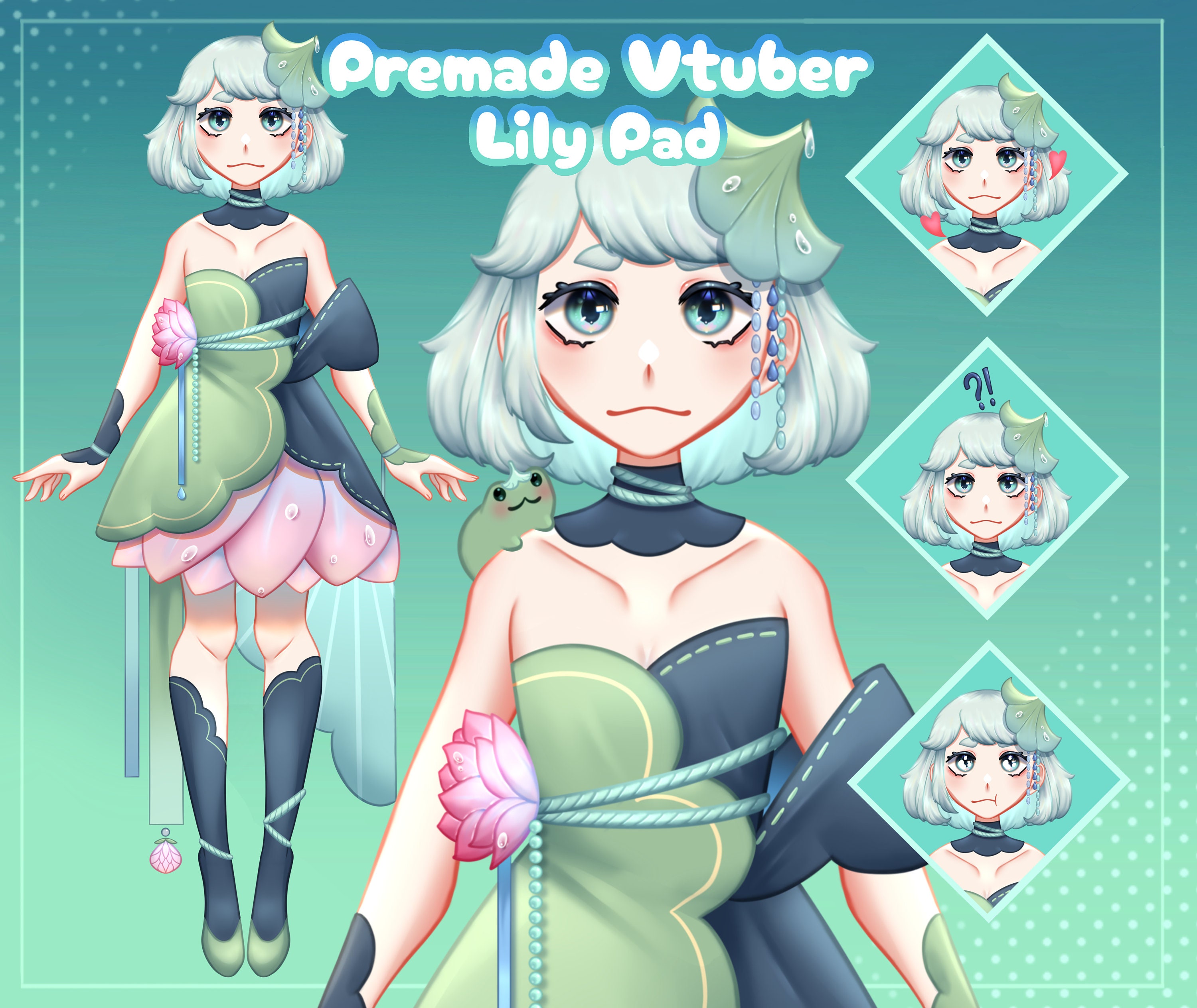 Modèle Préfabriqué Vtuber prêt à L'emploi Entièrement Gréé Corps Entier ...