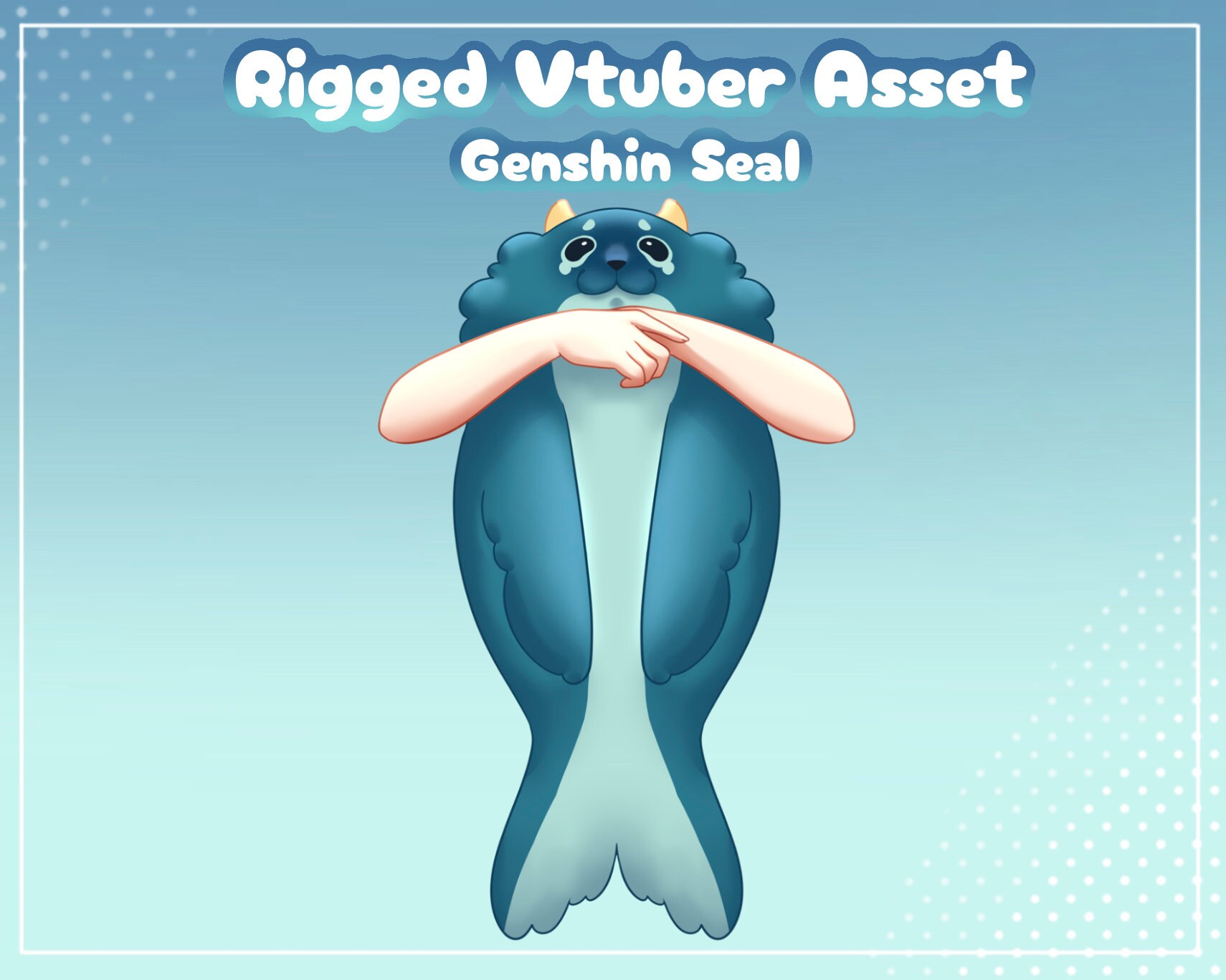 Vtuber Asset Fully Rigged Genshin Impact Seal - Etsy