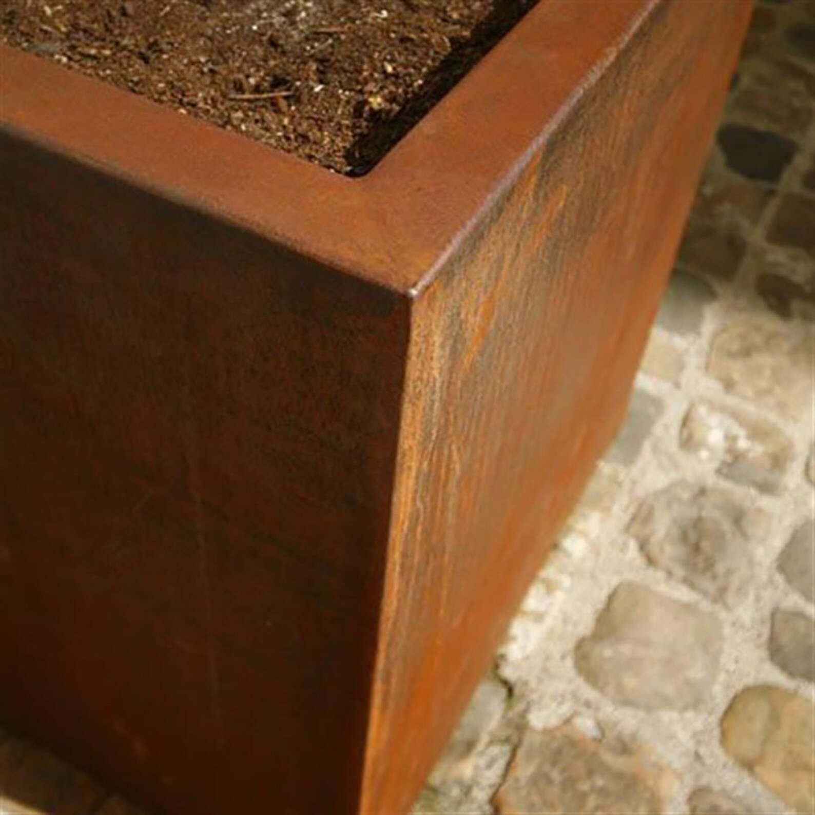 Corten Steel Rectangle Garden Planters. Modern & Contemporary Large ...