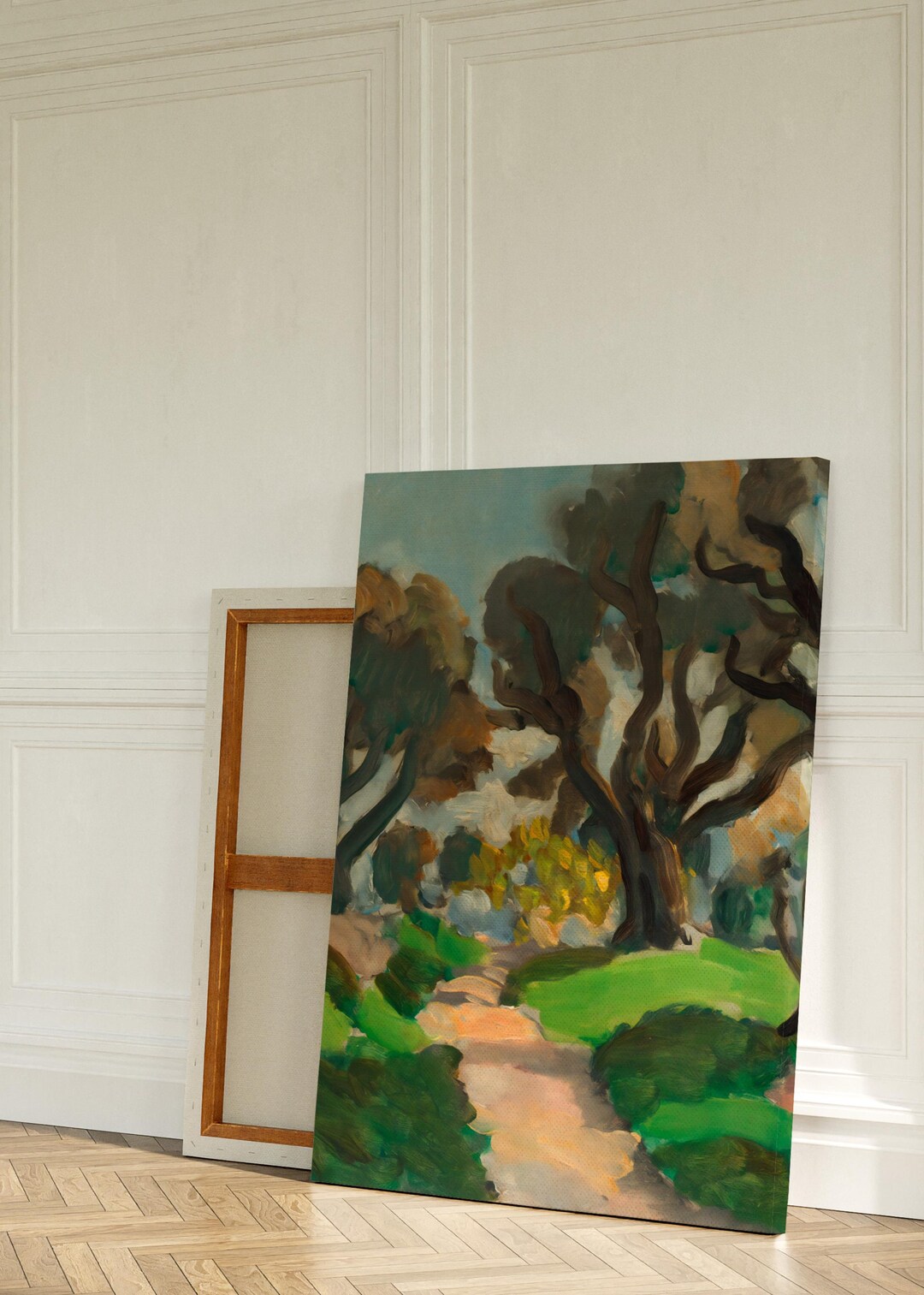 Henri Matisse - Landscape 1918 - Framed Canvas Wall Art - Wall Decor ...