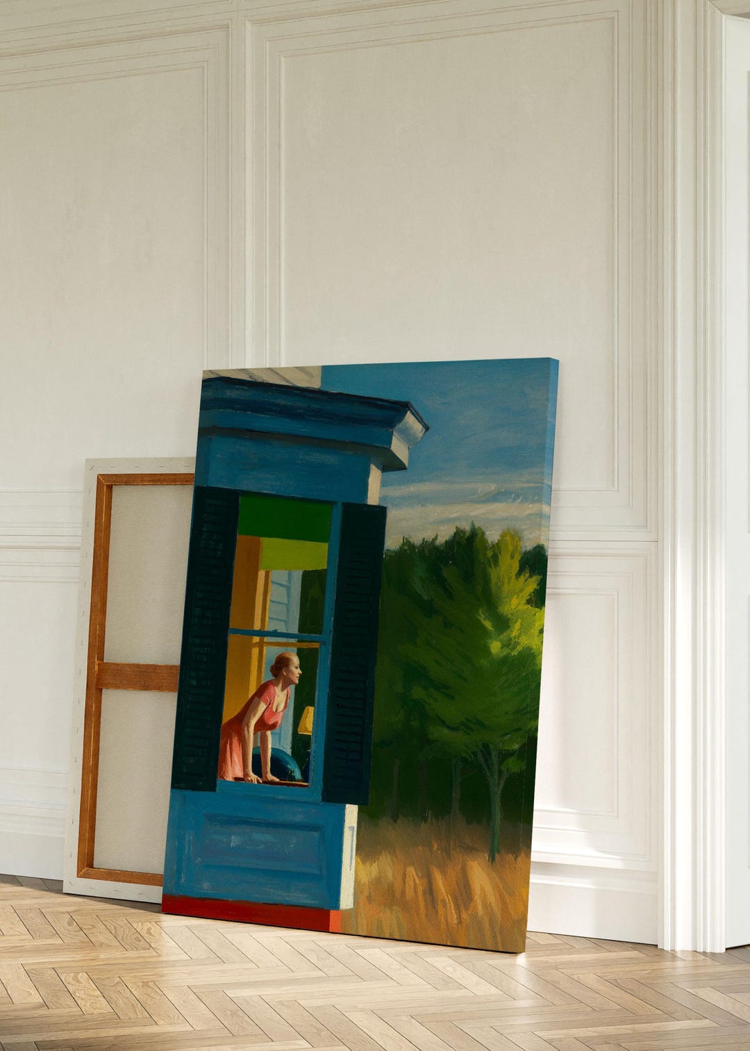 EDWARD HOPPER - Cape Cod Morning 1950 - Framed Canvas Wall Art - Large ...
