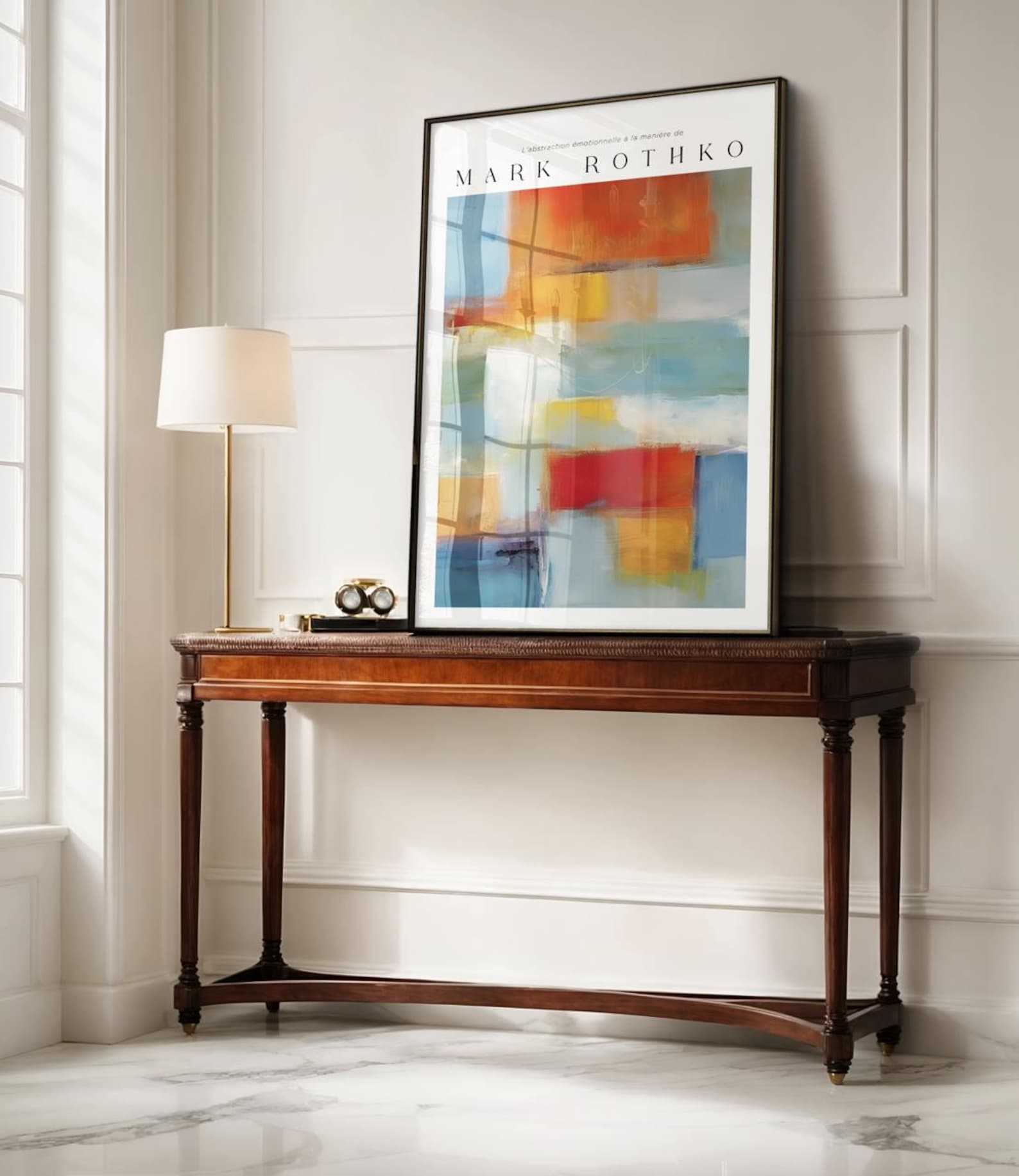 Mark Rothko Print Wall Art Framed, Minimalist Extra Large Wall Art ...