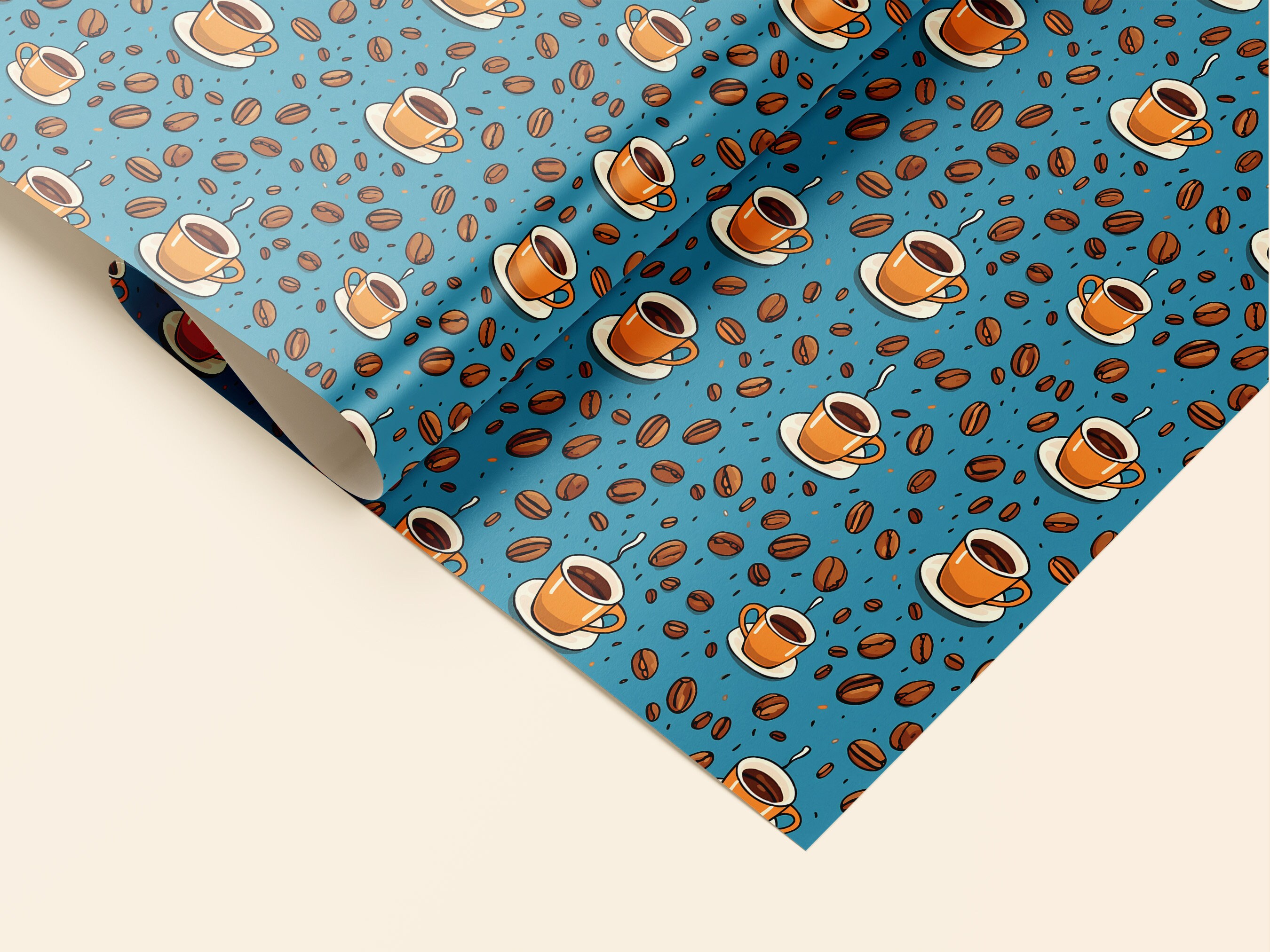 Coffee Pattern, Coffee Background Paper, Coffee Seamless Repeat Pattern ...