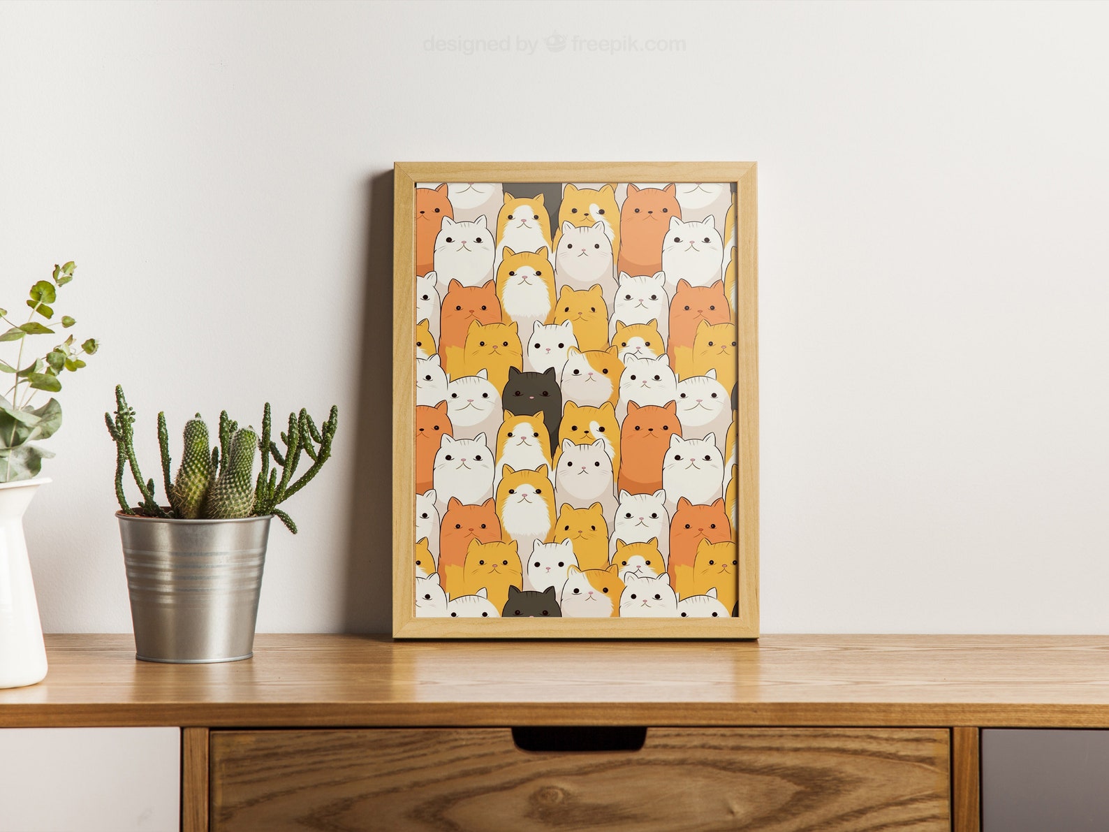 12 Seamless Cats Patterns, Pattern of Cats, Digital Paper With Cats ...