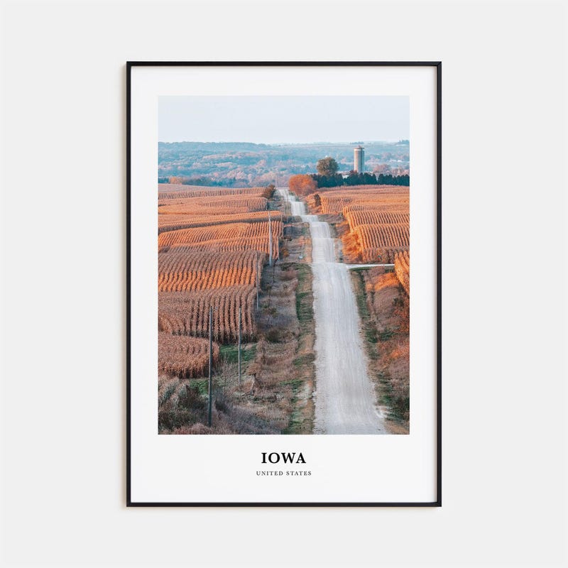 Iowa Print - Etsy