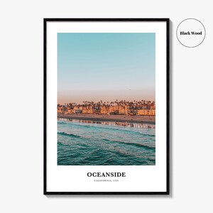 Oceanside Print No 1, Oceanside Photo Poster, Oceanside Travel Wall Art ...