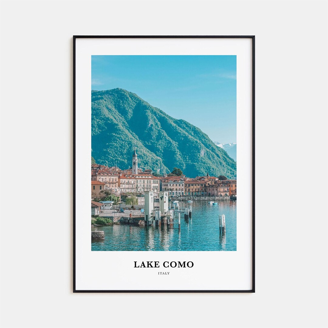 Lake Como Print No 2, Lake Como Photo Poster, Lake Como Travel Wall Art ...