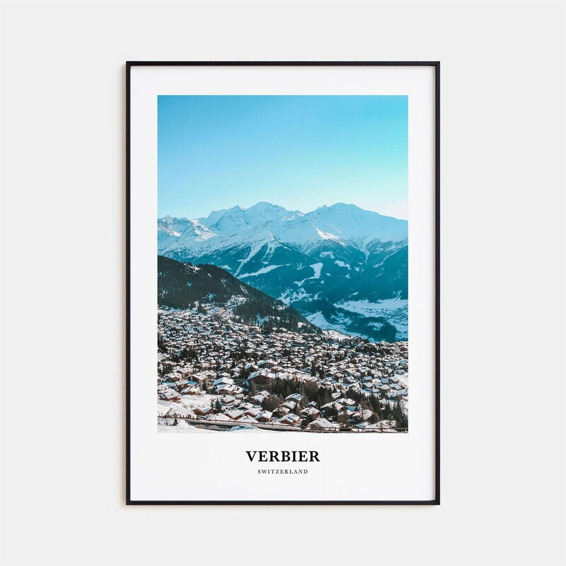 Verbier Poster - Etsy