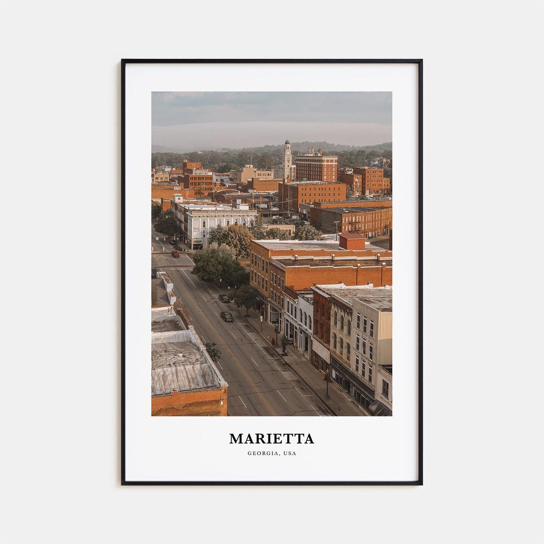 Marietta Print, Marietta Photo Poster, Marietta Travel Wall Art ...