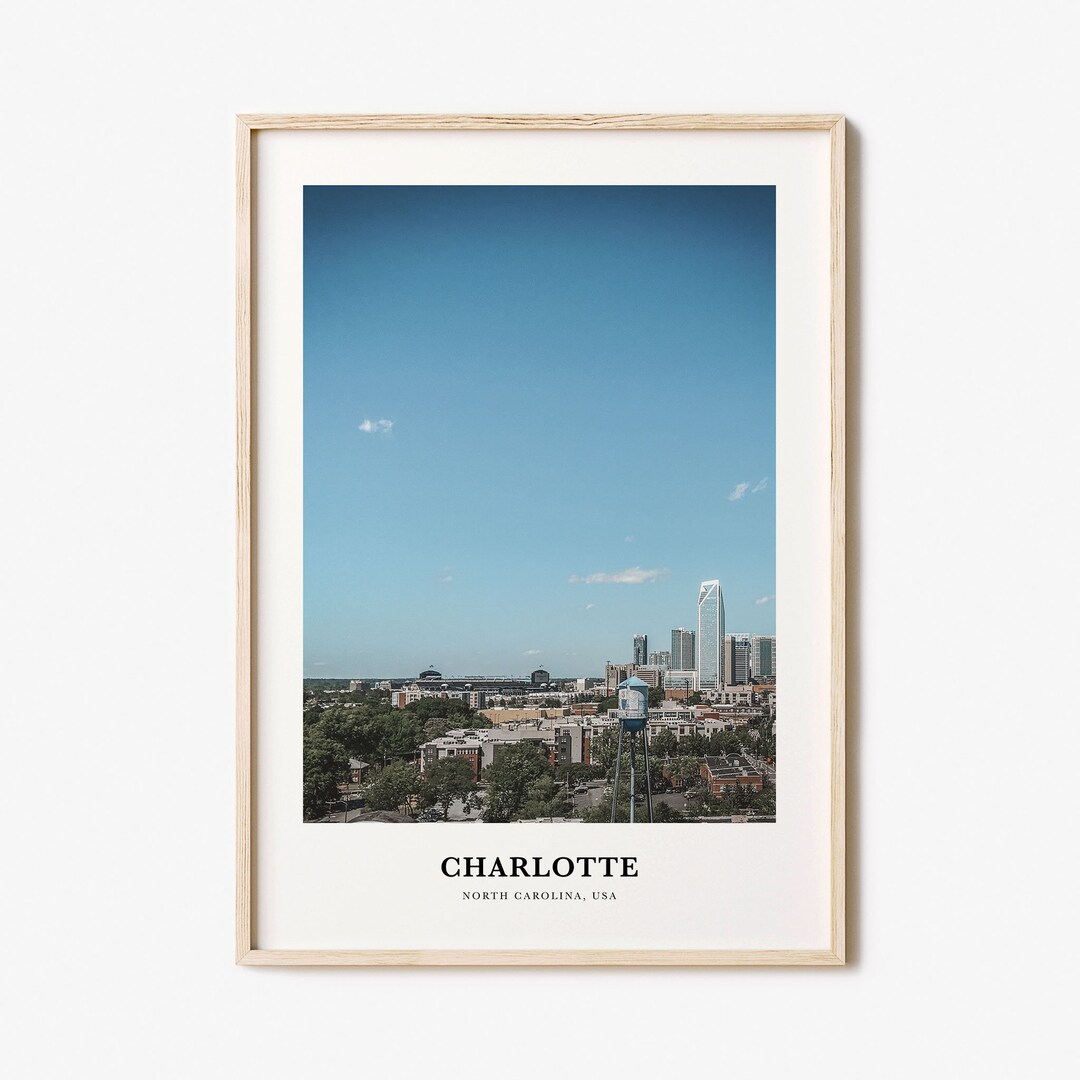 Charlotte Print No 2, Charlotte Photo Poster, Charlotte Travel Wall Art ...
