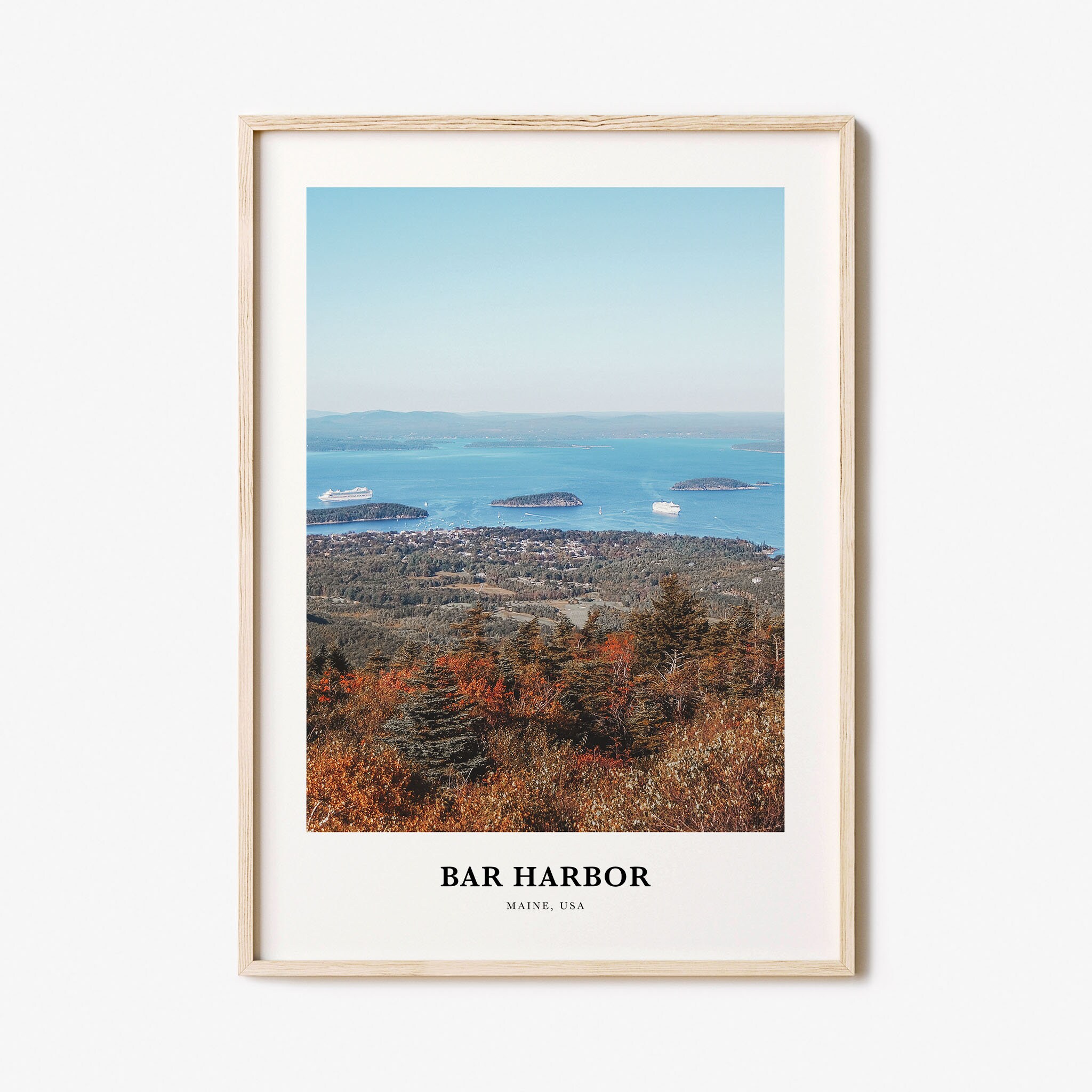 Bar Harbor Print No 1, Bar Harbor Photo Poster, Bar Harbor Travel Wall ...