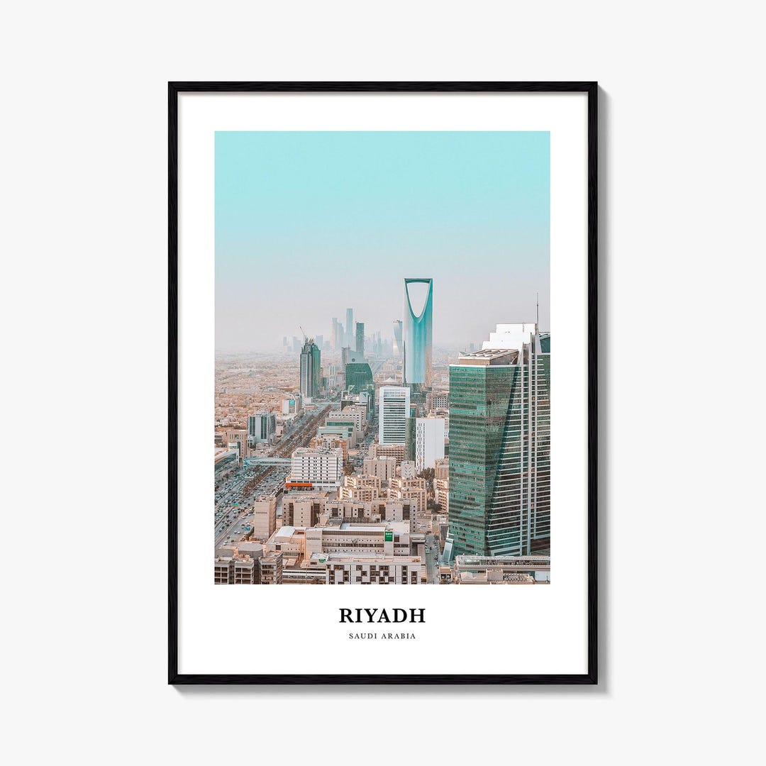 Riyadh Print, Riyadh Photo Poster, Riyadh Travel Wall Art, Riyadh Map ...
