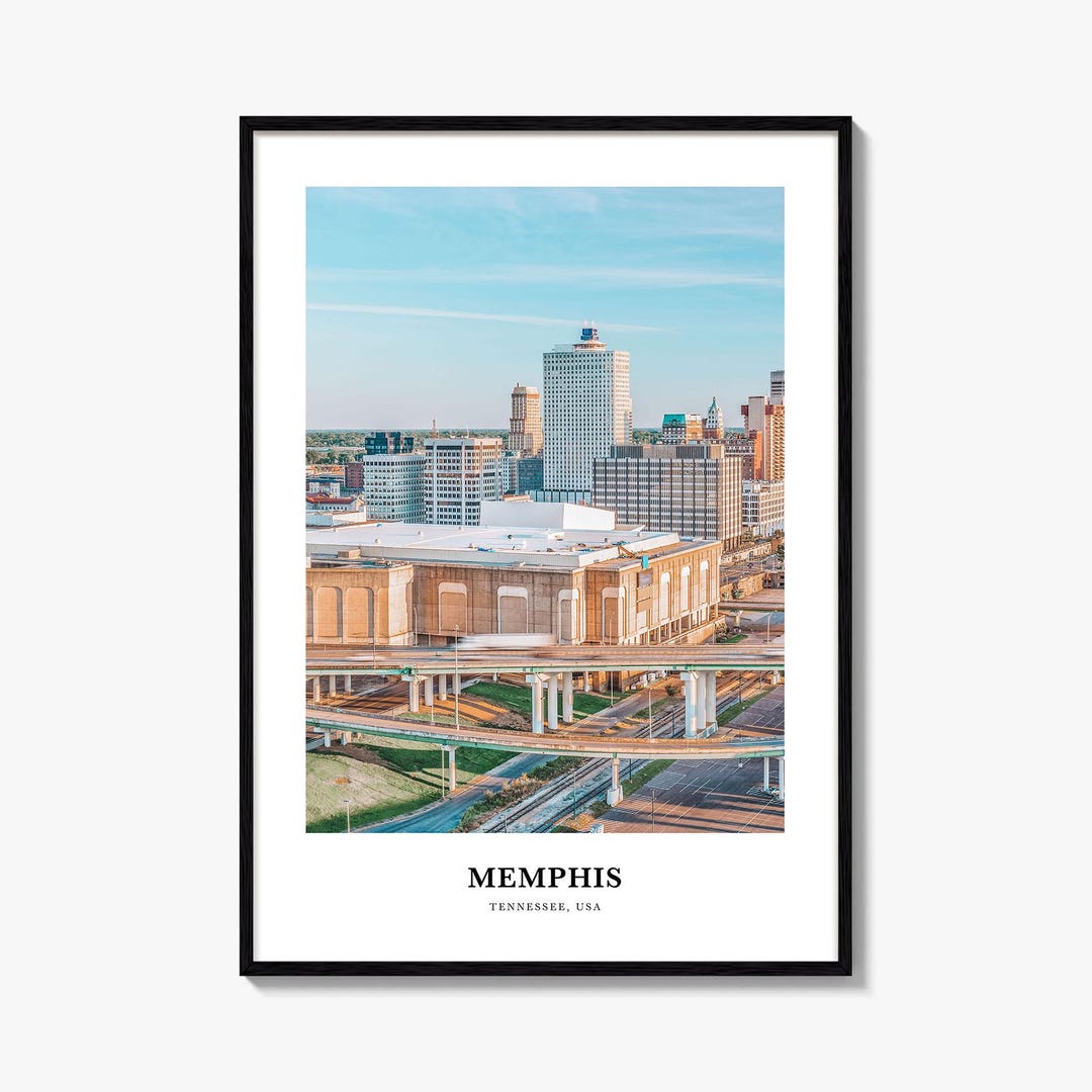 Memphis Print, Memphis Photo Poster, Memphis Travel Wall Art, Memphis ...
