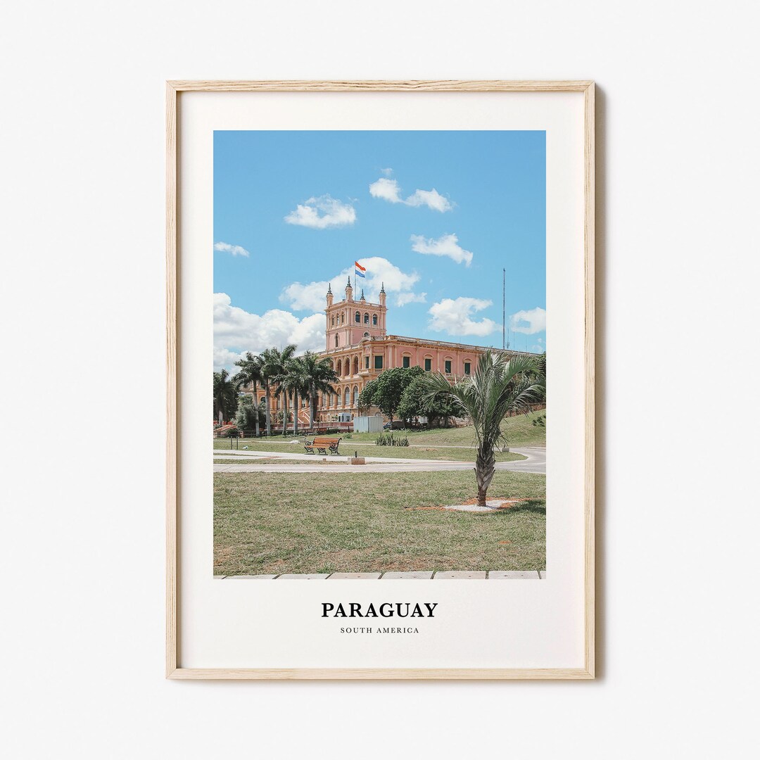 Paraguay Print Paraguay Foto Poster Paraguay Reise - Etsy.de