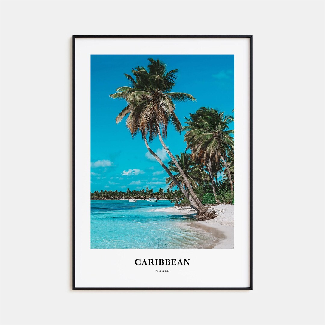 Caribbean Print No 1, Caribbean Photo Poster, Caribbean Travel Wall Art ...