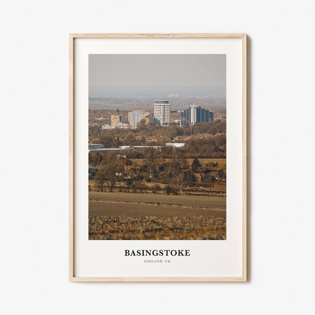Basingstoke Print, Basingstoke Photo Poster, Basingstoke Travel Wall ...