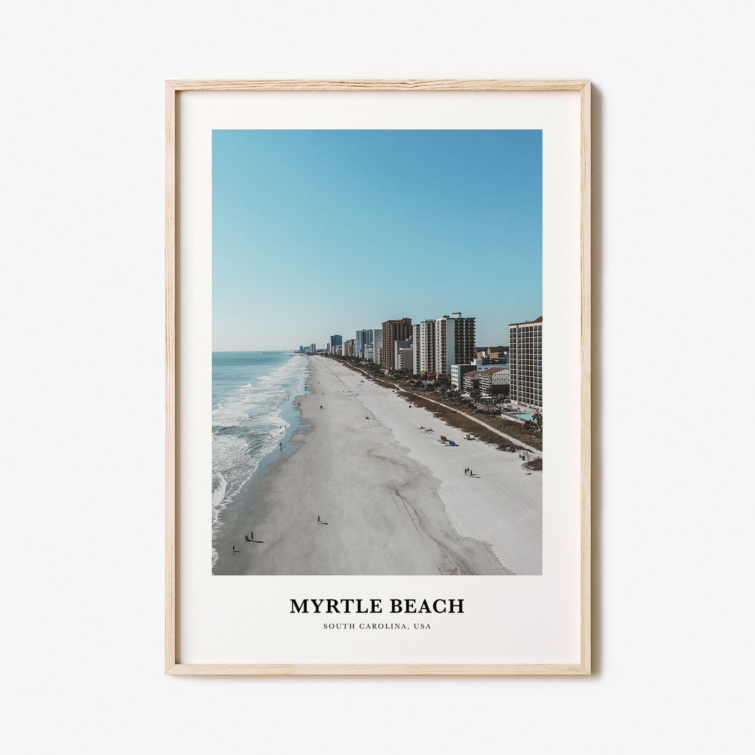 Myrtle Beach Print Myrtle Beach Photo Poster Myrtle Beach - Etsy