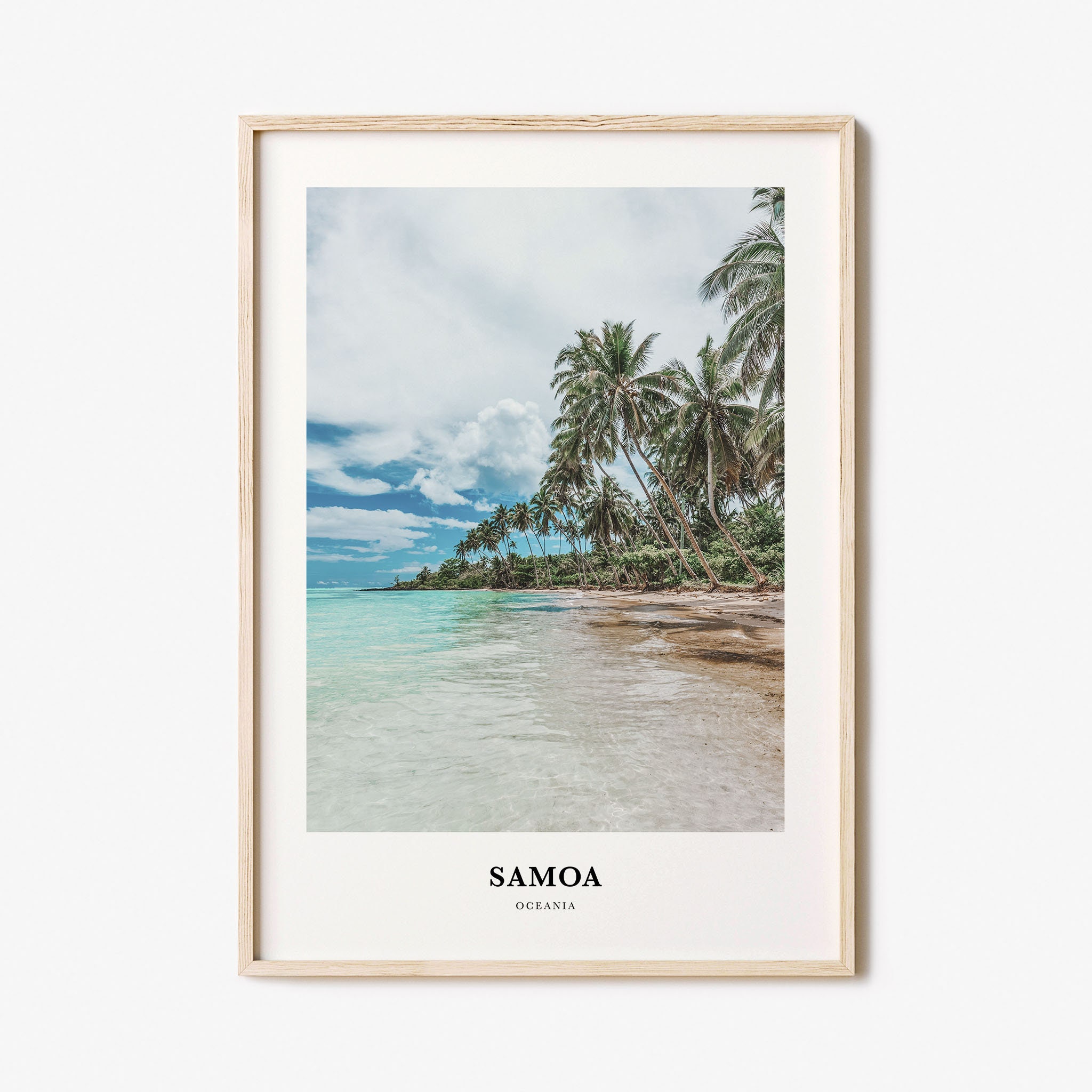 Samoa Print, Samoa Photo Poster, Samoa Travel Wall Art, Samoa Map Print ...