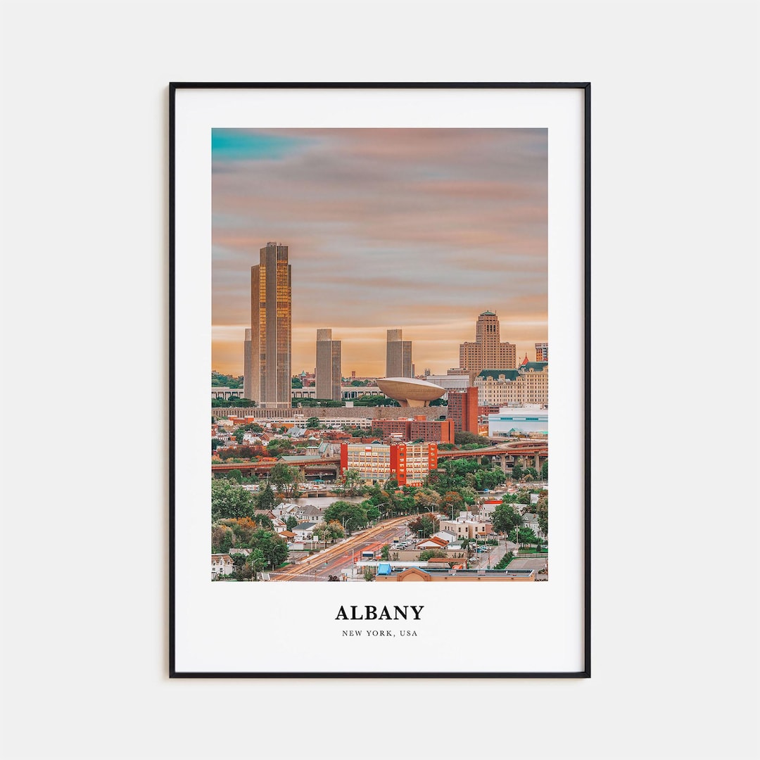 Albany Print New York, Albany Photo Poster, Albany Travel Wall Art ...