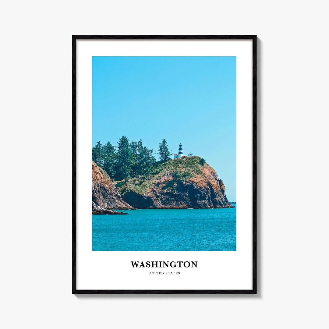 Washington State Print, Washington Photo Poster, Washington Travel Wall ...